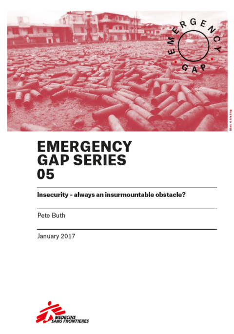 Emergency gap: Insecurity - always an insurmountable obstacle? - Centre ...